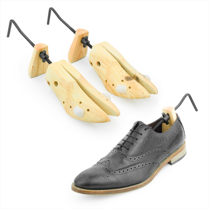 Long Shoe Horn MantraRaj 2 X Womens Shoe Stretchers Pair Shoe Tree ...