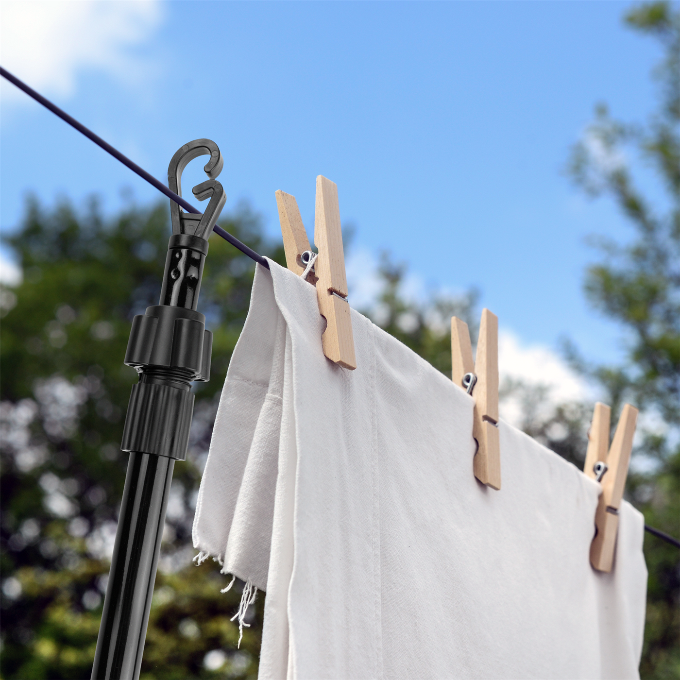 KCT Telescopic Prop Pole (2-Pack) - Washing Line Support — KCT Direct