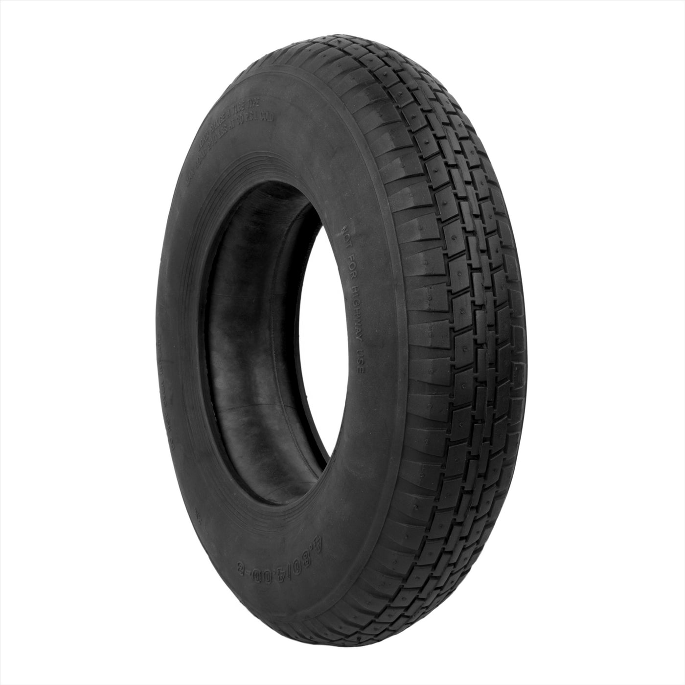 KCT | 4.80/4.00-8" Tyres & Inner Tubes | Straight Valve for Trailers, Carts and Wheelbarrows ...