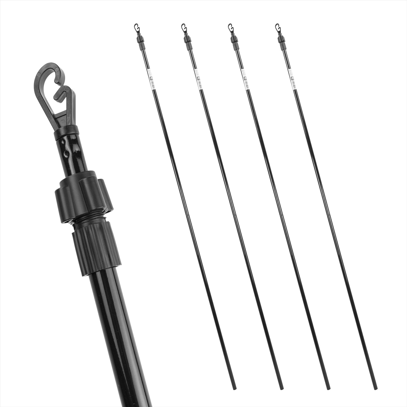 KCT Telescopic Prop Pole (2-Pack) - Washing Line Support — KCT Direct